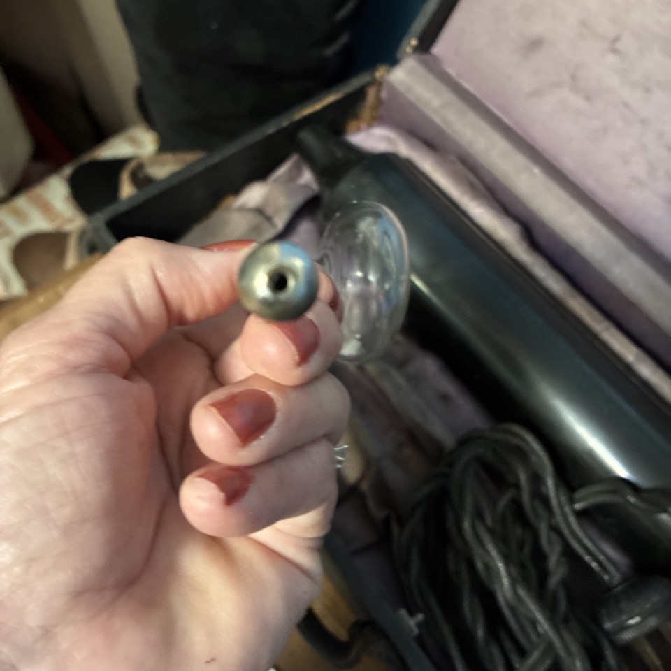 Antique Shelton Violet Ray Dr. Quack Shock Machine Electrode Original Case 110V | eBay