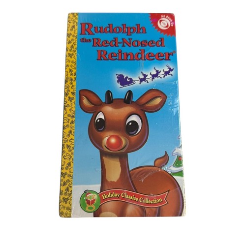 Rudolph the Red-Nosed Reindeer VHS BRAND NEW Golden Books Holiday ...