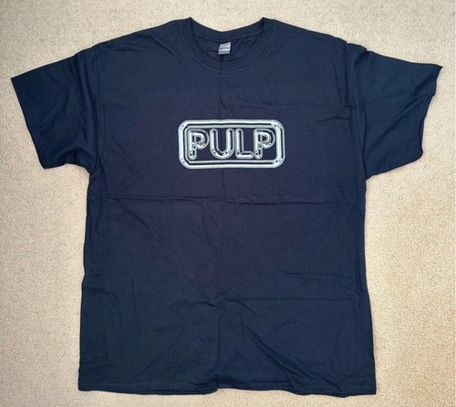 Pulp T Shirt Logo Indie Rock Band Merch Tee Britpop Jarvis Cocker Size ...