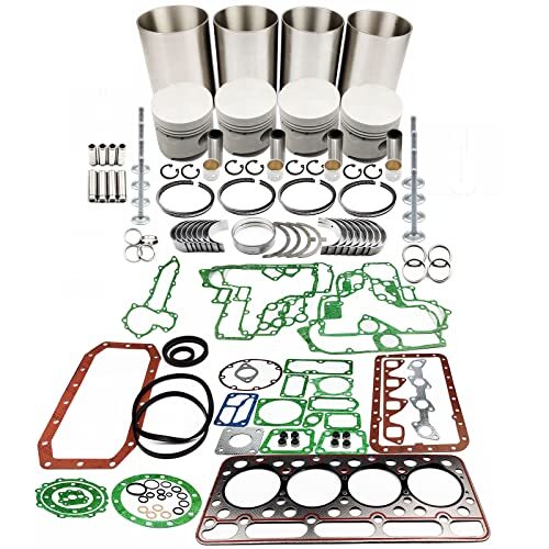 Overhaul Rebuild Kit Fits for Yanmar 4TNE106 Engine Komatsu 4D106 ...