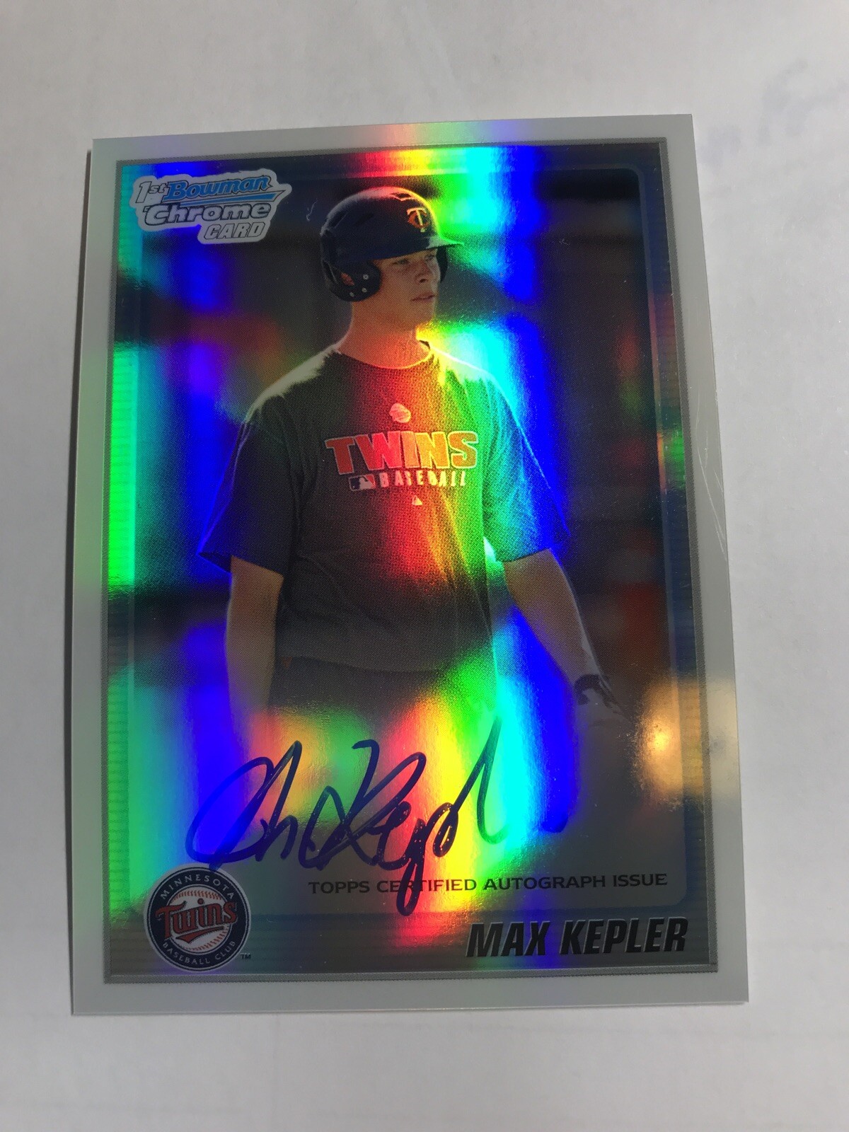 MAX KEPLER AUTO 2010 Bowman Chrome Refractor Autograph/500 RC ⚾ ...