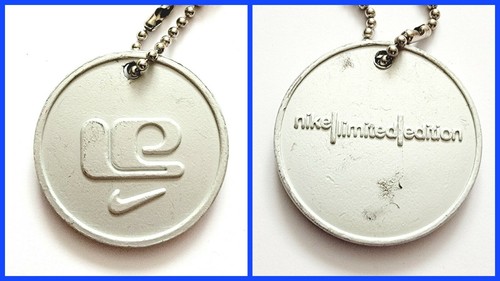 Nike Limited Edition Keychain Advertising Logo Medallion Ball Chain ...