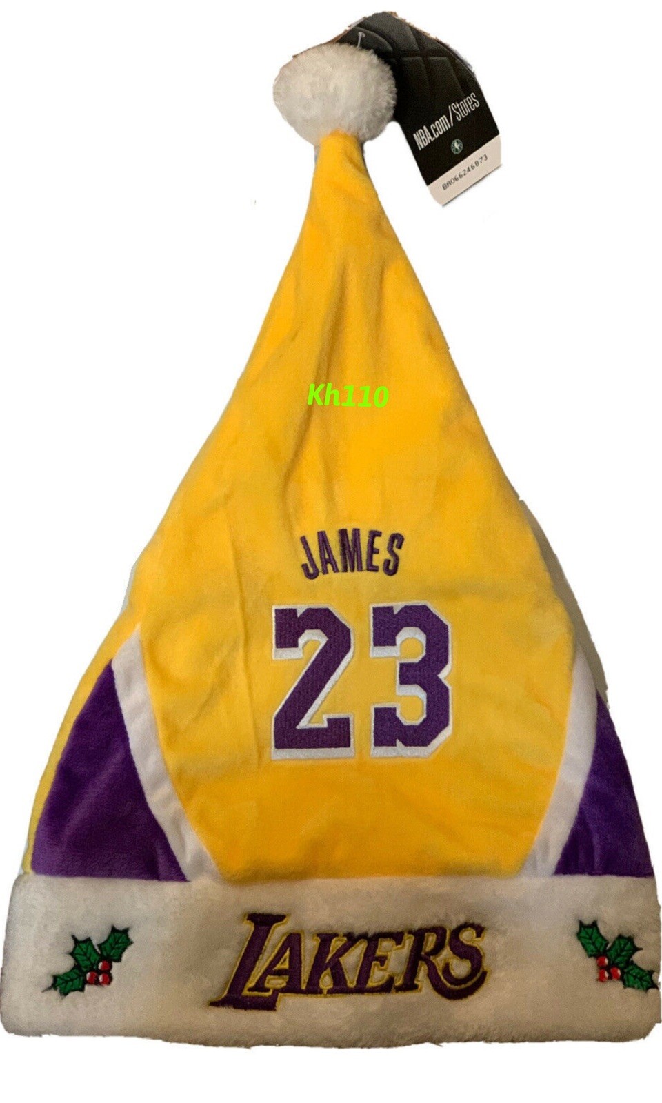 Lebron James #23 NBA Los Angeles Lakers Unisex Holiday Santa Hat | eBay