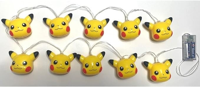 Pokemon Pikachu 10 lights decoration Light Illumination Halloween ...