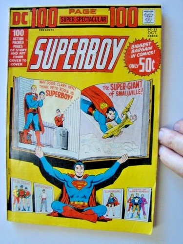 DC 100 Page Super Spectacular #21 Superboy Nick Cardy Cover Art 1973 VG ...