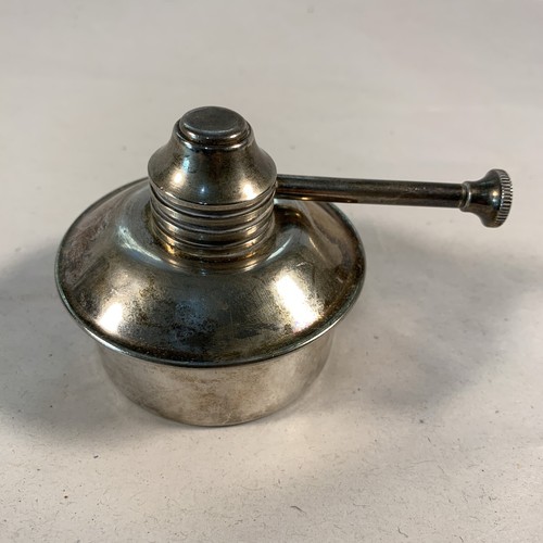 Vintage Alcohol Burner Jewelers Lamp Light Silverplated Oil Lamp Small ...