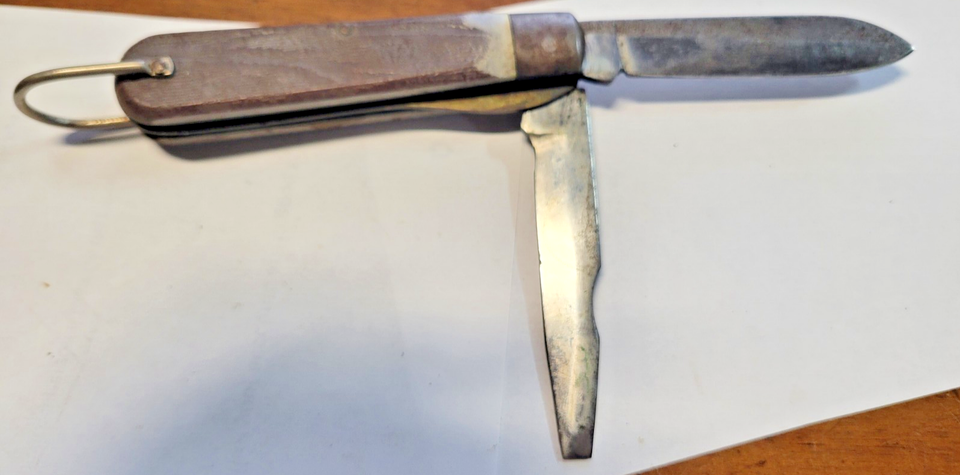 Vintage KLIEN TOOLS Chicago USA 2 blade Electricians folding pocket ...