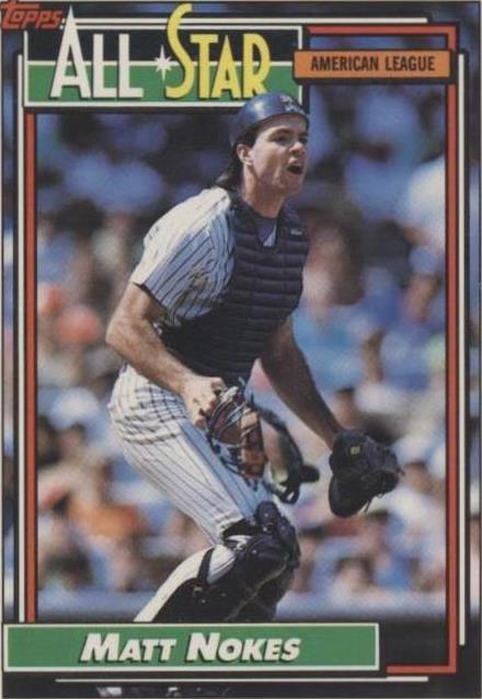 1992 Topps - All-Star #404 Matt Nokes for sale online | eBay
