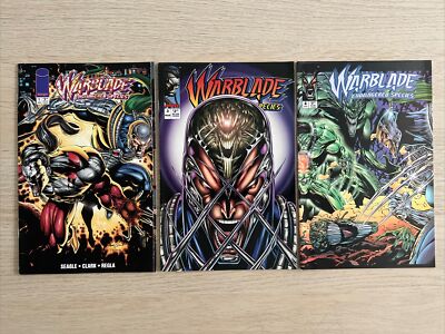 Warblade Endangered Species #1, 3, 4 1995 Image Comics | Combined ...
