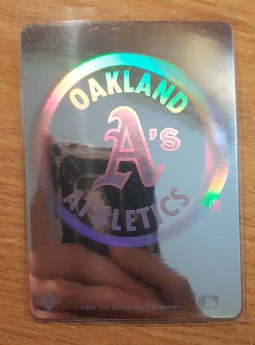 1991 UPPER DECK TEAM LOGO STICKERS OAKLAND ATHLETICS | eBay