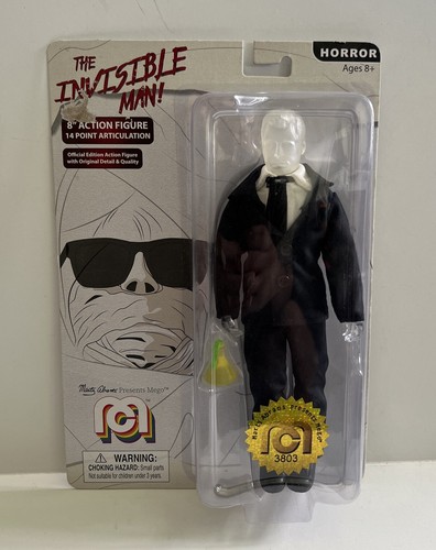 Mego THE INVISIBLE MAN ACTION FIGURE H. G. Wells Horror #380 2018 Marty ...
