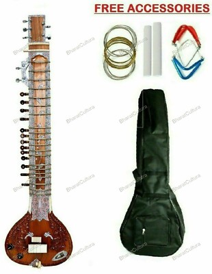 Electric Sitar Professional Indian Musical String Instrument Electric ...