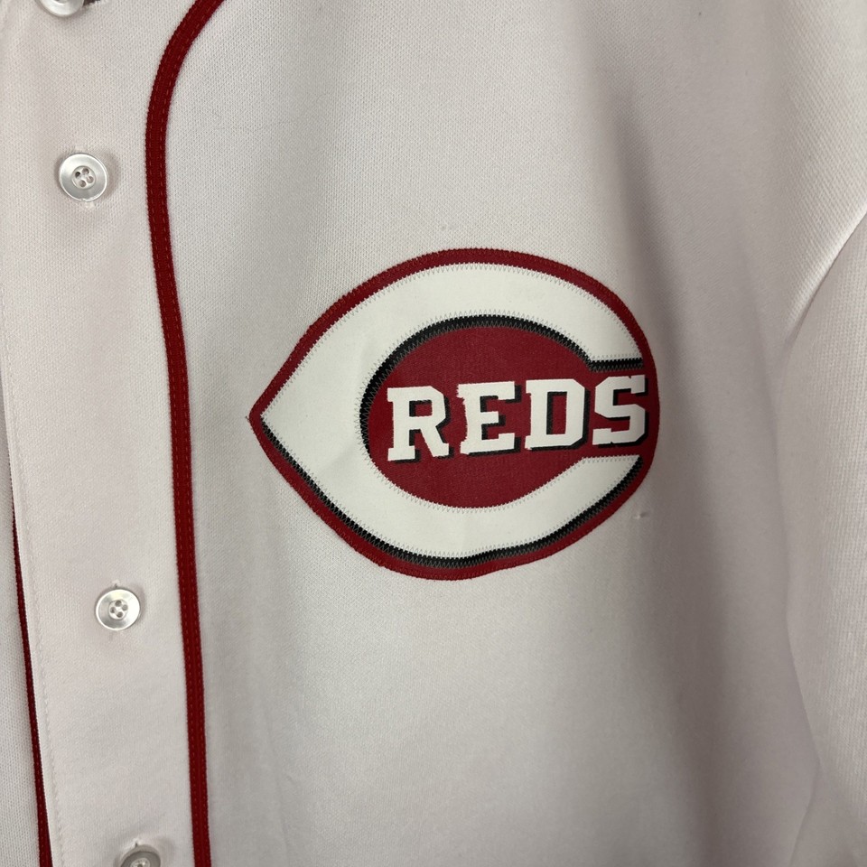 Majestic Cincinnati Reds Ryan Hanigan Stitched MLB Jersey White Size ...