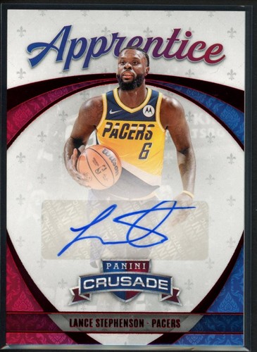 2021-22 Paninii Chronicles Crusade Lance Stephenson Apprentice Auto | eBay