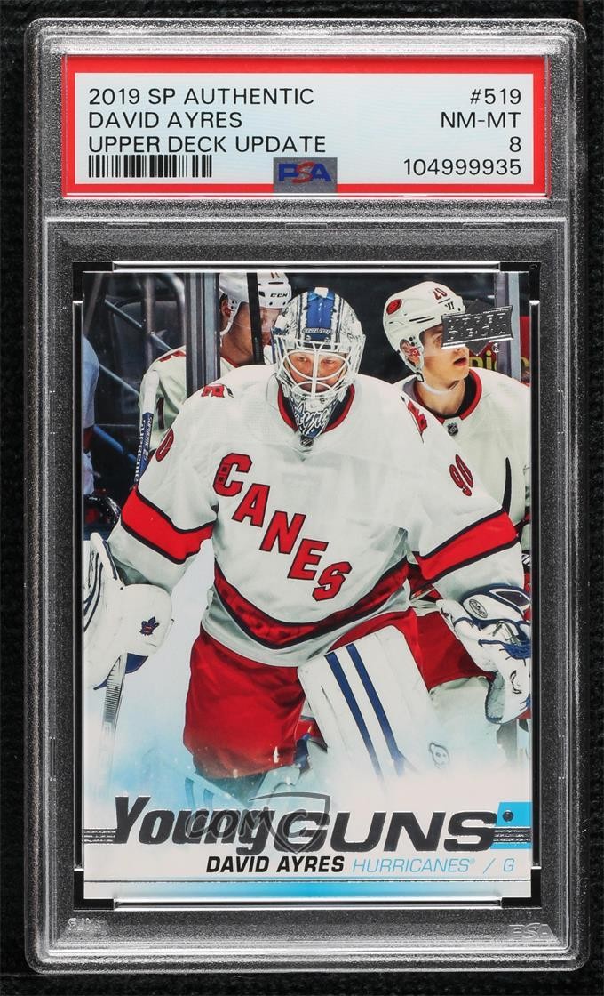 2019-20 SP Authentic - Upper Deck Update Young Guns David Ayres #519 ...