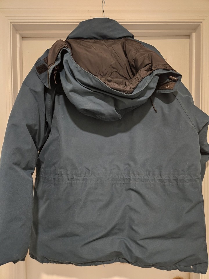 Vintage 1990s 0Eddie Bauer Ridge Line Gore-Tex Goose Down Coat Green ...