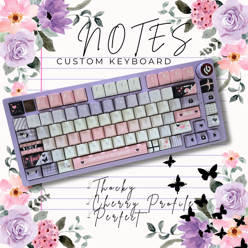 Custom Leobog Hi75 Keyboard Purple Wired Aluminum Keyboard | eBay