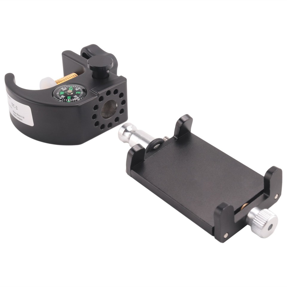 Bracket Cradle with Phone Holder Pole Clamp for for Data Collector ...