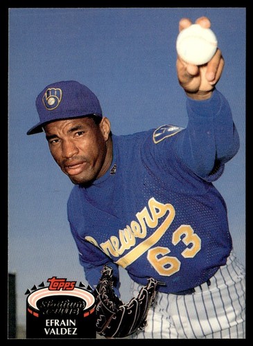 1992 Stadium Club Efrain Valdez Milwaukee Brewers #838 | eBay