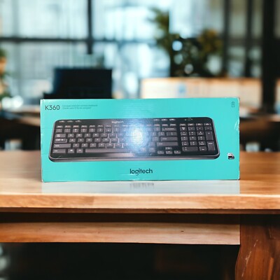 Logitech K360 920-004088 USB Compact Slim Wireless Keyboard New ...