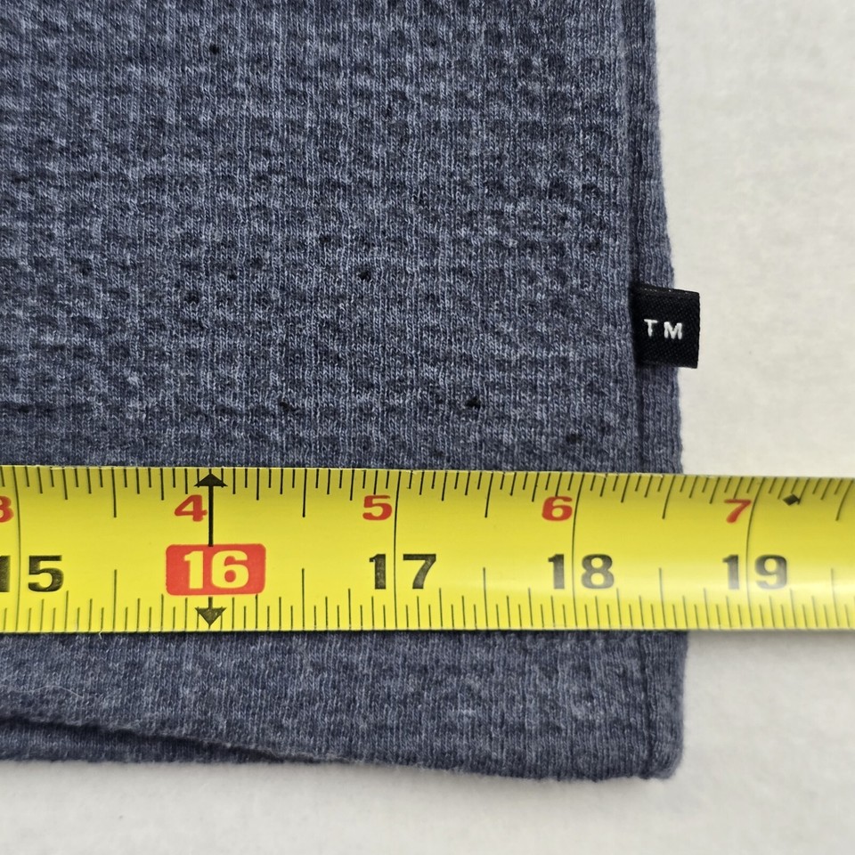 $129 Travis Mathew Small Cloud Waffle Crew Vintage Indigo Blue Nubby ...