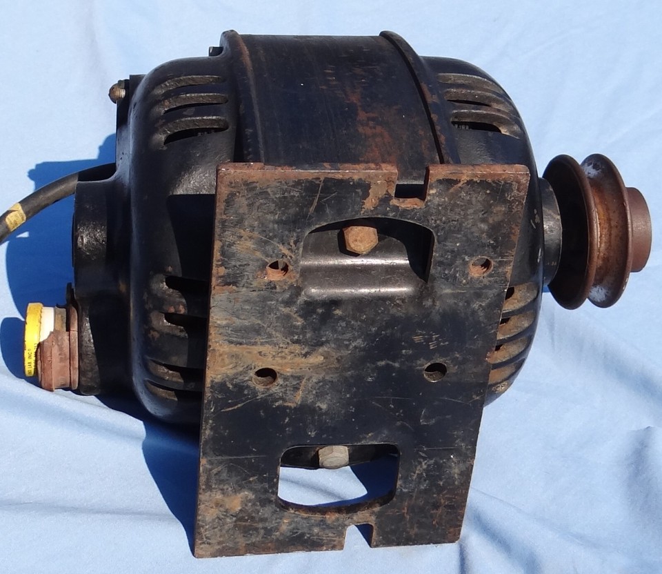 Antique Leland Motors ¼ hp 1725rpm Reversable Electric Motor USA ...