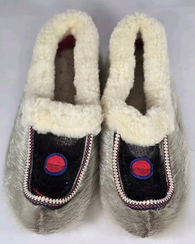 Vintage Norwegian Style Sami Slippers Moccasins | eBay