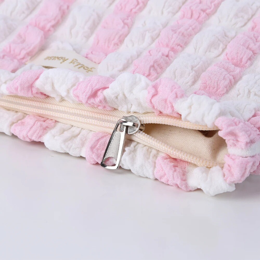 Polyester Candy Color Cosmetic Bag Portable Multifunctional Makeup Bags ...