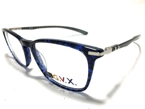NEW GVX Modern GVX561 Blue Marble Eyeglasses Frame 52-18-140 G3 | eBay