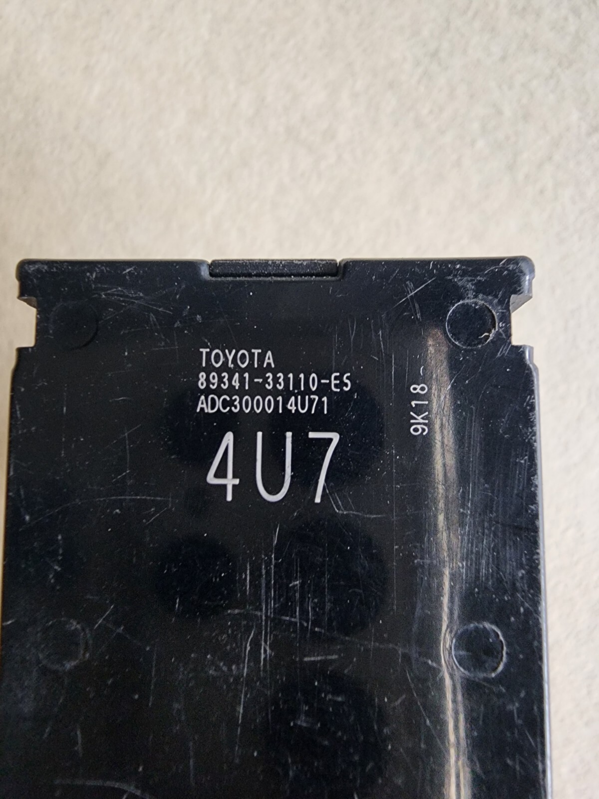 LEXUS TOYOTA BUMPER SENSOR ULTRASONIC FACTORY PAINT CODE 4U7 OEM 89341 ...