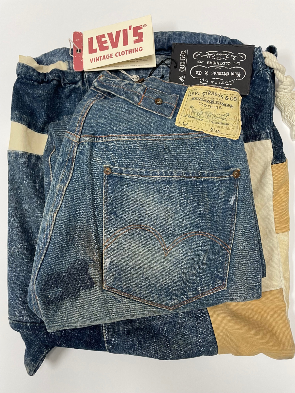 Levis Vintage Clothing LVC Vault Piece 1915 201 Jeans Levi's USA 265 ...
