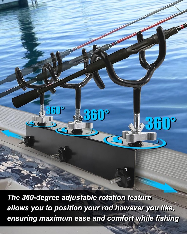 Boat Track System Rod Holder with Power Lock and Track Adapter | eBay