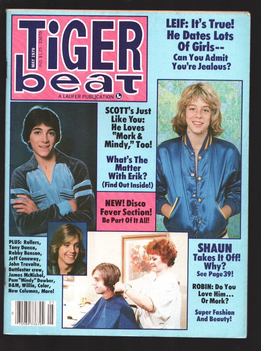 MAG: Tiger Beat 6/1979-Scorr Baio & Leif Garrett-pix & info-Teen star ...