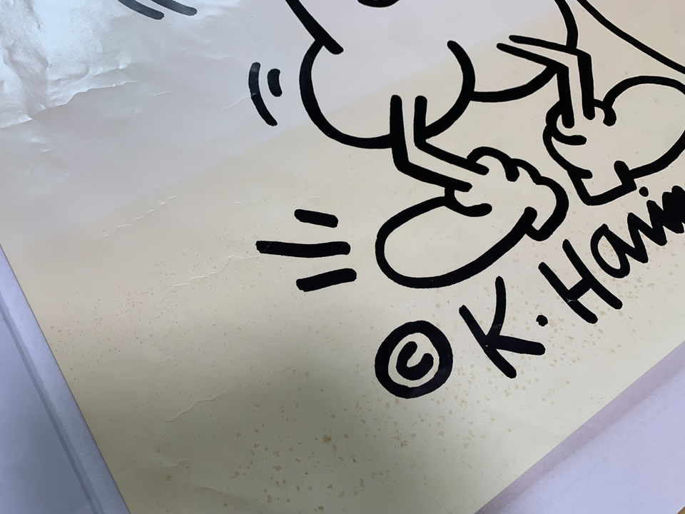 Keith Haring "Safe Sex!" Original Lithograph Poster HAND SIGNED | eBay