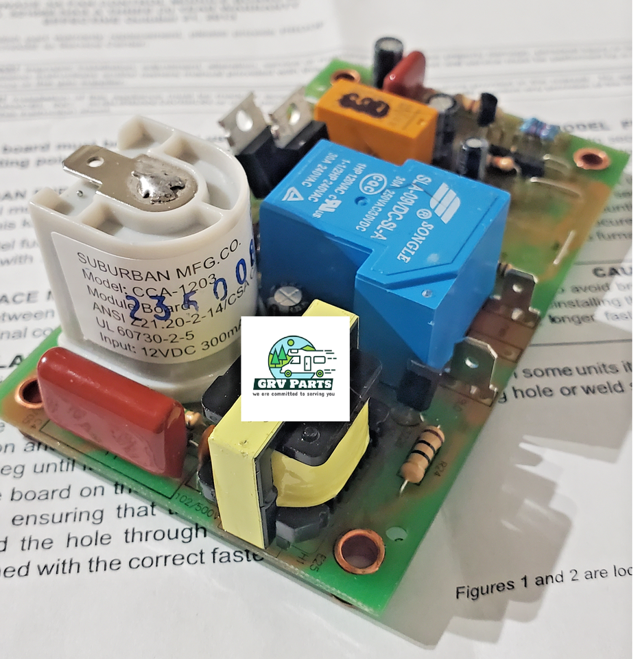 Suburban Furnace Circuit Board Kit 521099 RV Heater Fan Control ...
