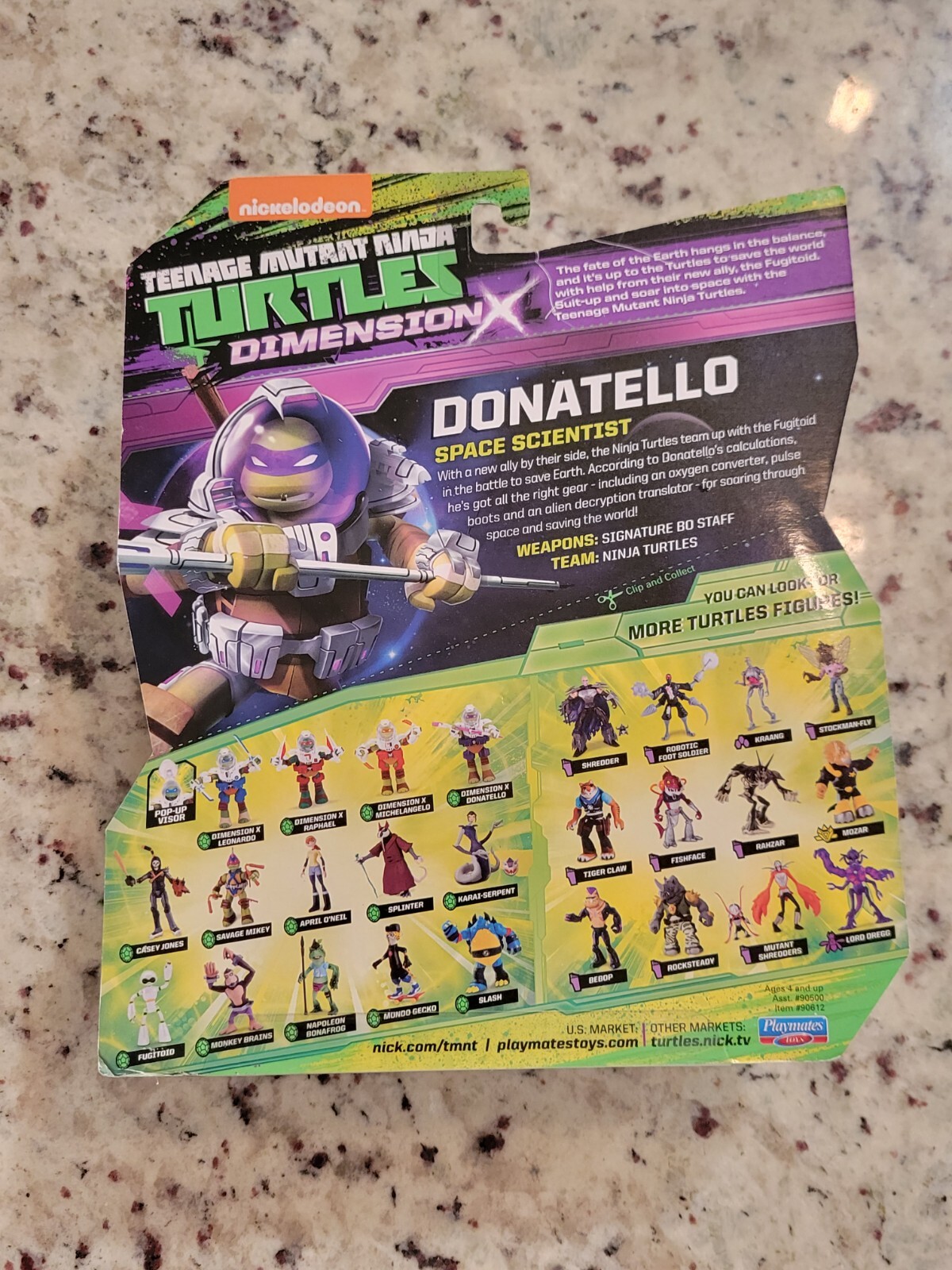 2015 Teenage Mutant Ninja Turtles Donatello Space Scientist Dimension X ...