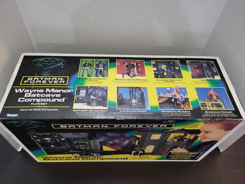 Wayne Manor Batcave Compound 1995 BATMAN FOREVER Kenner SEALED NEW | eBay