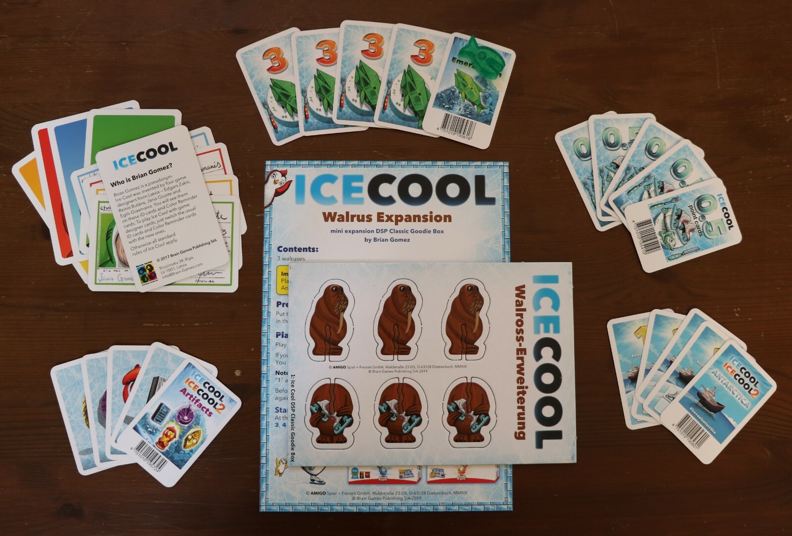 Icecool Ice Cool Board Game Promo Mini Expansions New Unused | eBay