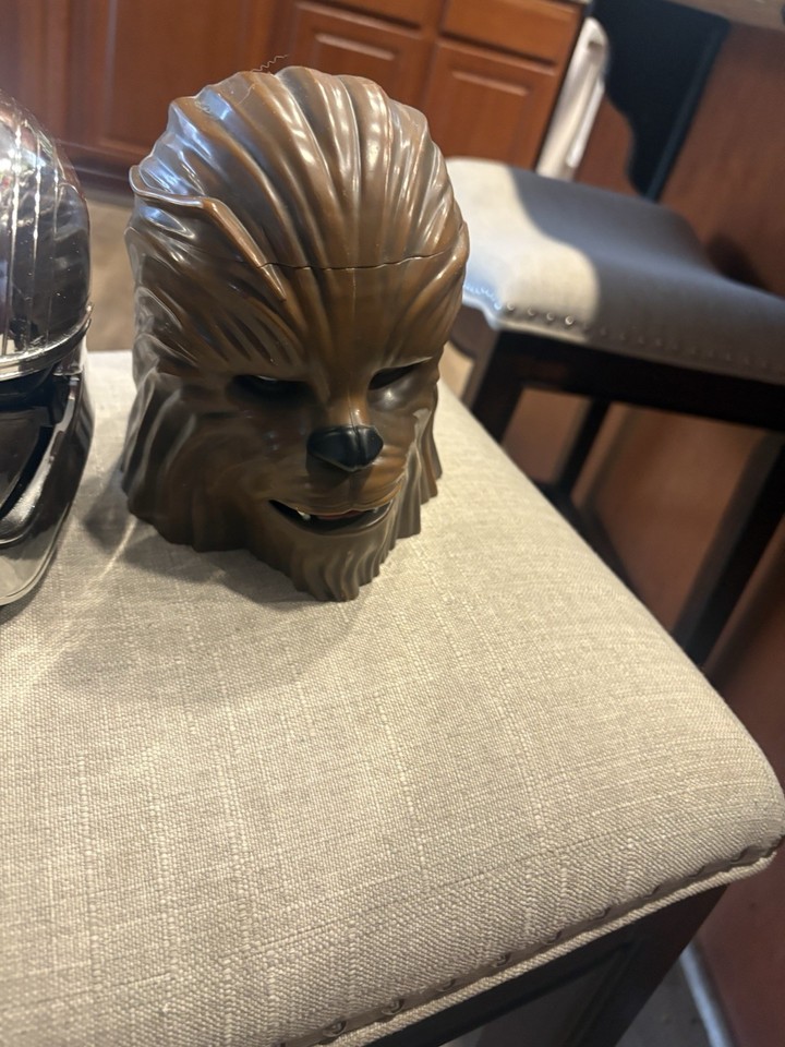 Star Wars Chewbacca Disney Parks 6" Plastic Mug Cup Flip Lid Chewie ...
