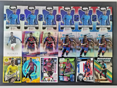 Ousmane Dembele 24 x Cards 2018 Panini Prizm World Cup Silver, Red Blue ...