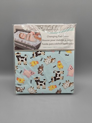 Trend Lab 100% Cotton Flannel Changing Pad Cover Safari Animals | eBay