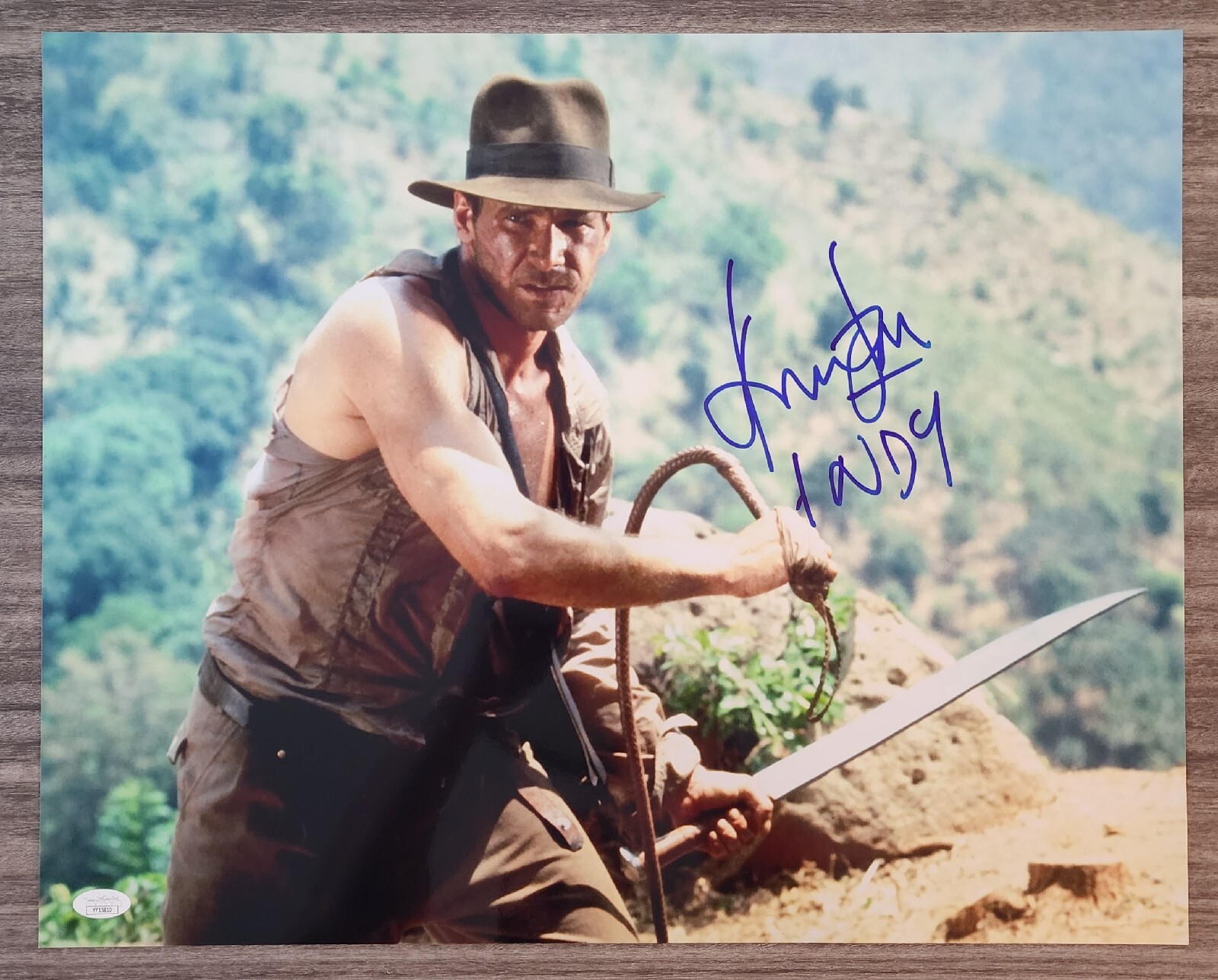 Harrison Ford Signed Indiana Jones 16x20 Metallic Photo INDY ...