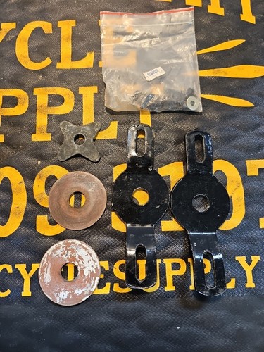 Harley Sidecar Lower Windshield Brackets Mounting Kit | eBay