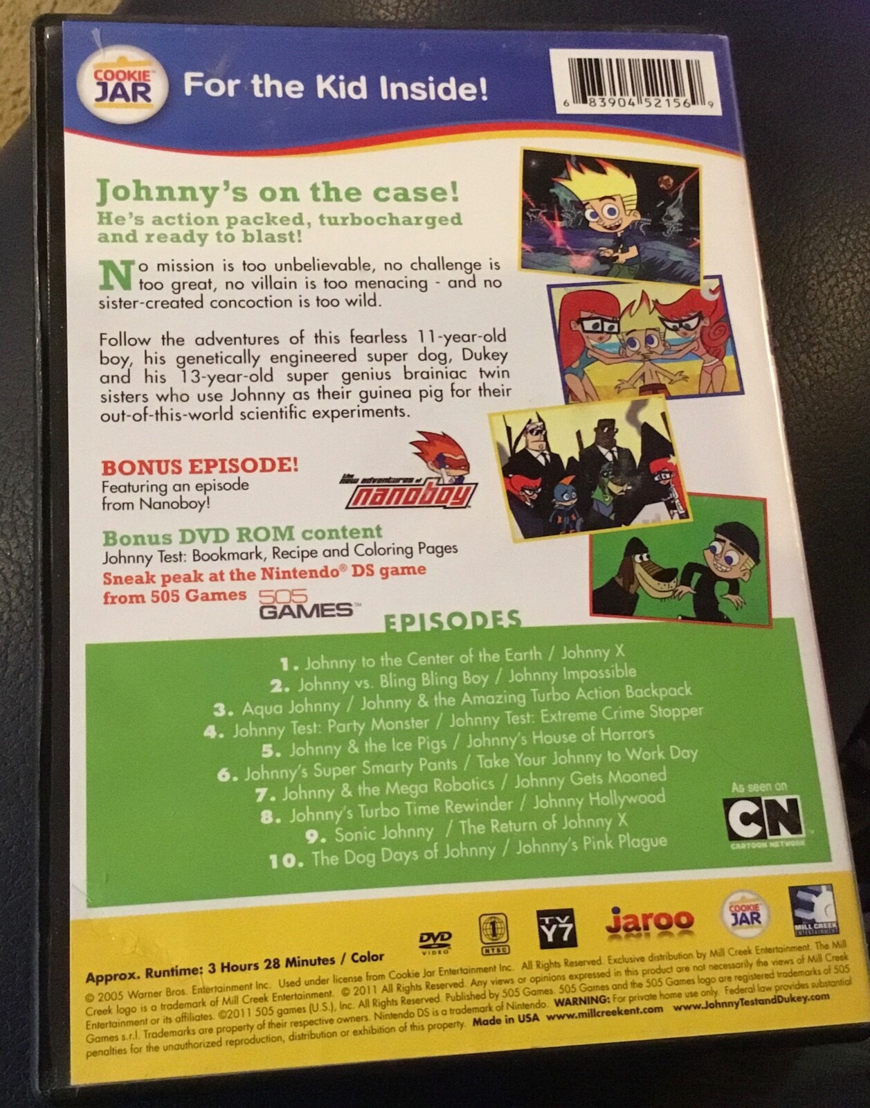 Johnny Test - Super Smarty Pants (DVD) 10 Episodes - Brand New | eBay