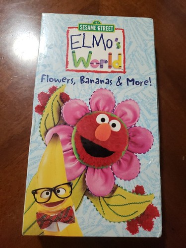 Elmo's World - Flowers, Bananas & More {VHS} Brand New Sealed ...