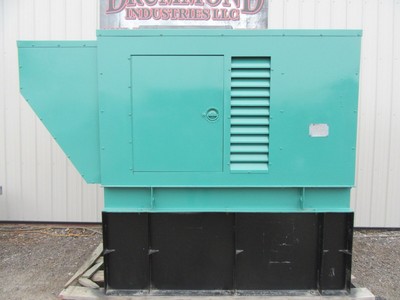 40 KW DIESEL GENERATOR PERKINS 120/240 VOLT SINGLE PHASE RE-CONNECTABLE ...