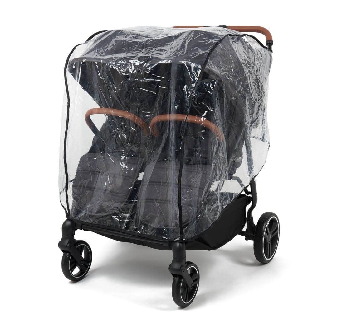 Puggle Urban City Easyfold Twin Double Pushchair + 2 Soft Carrycot ...