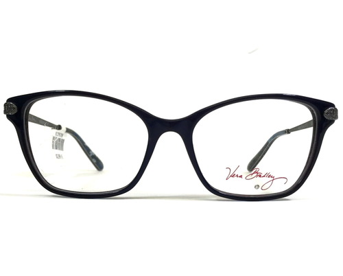 Vera Bradley Eyeglasses Frames VB Emma Java Floral JFL Blue Gray 52-16 ...