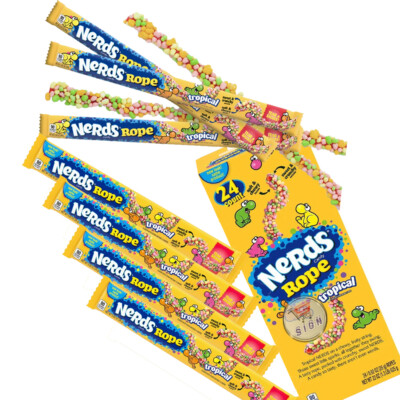 Tropical Nerds Rope 26g Sweet & Crunchy Outside Soft & Chewy Inside ...