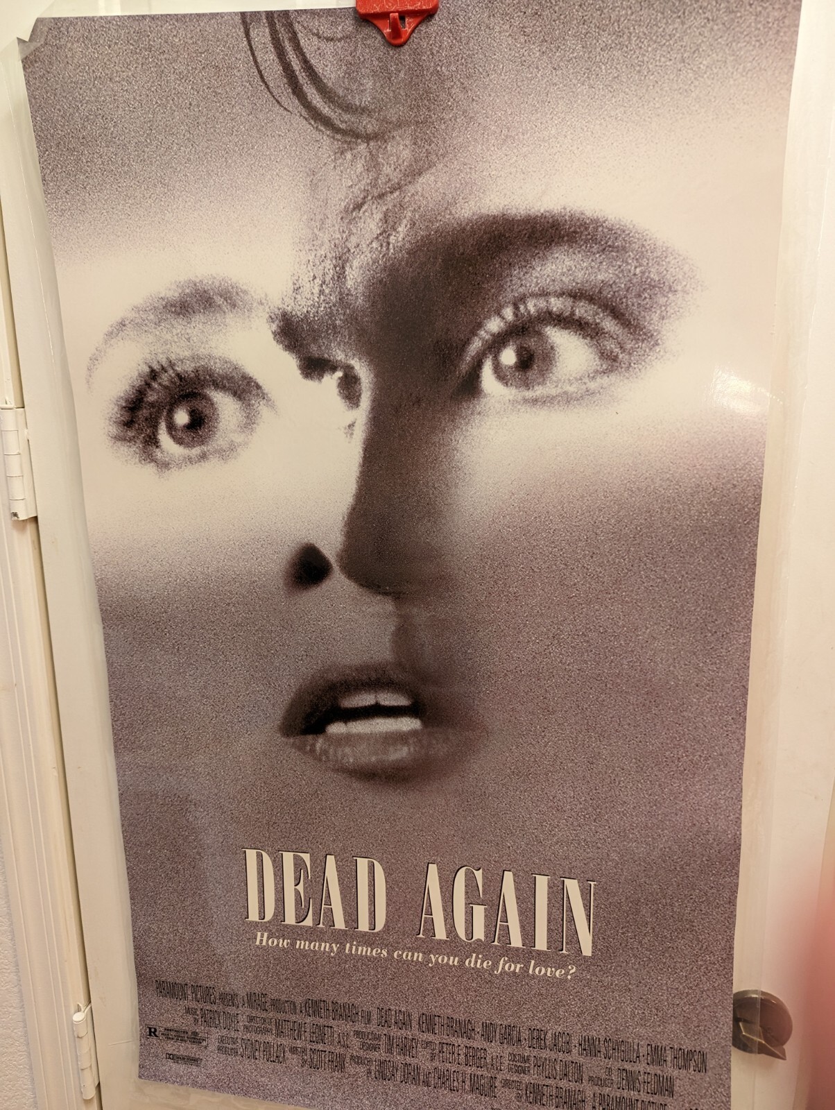 * DEAD AGAIN (1991) ORIGINAL MOVIE POSTER - Laminated Brannagh ...